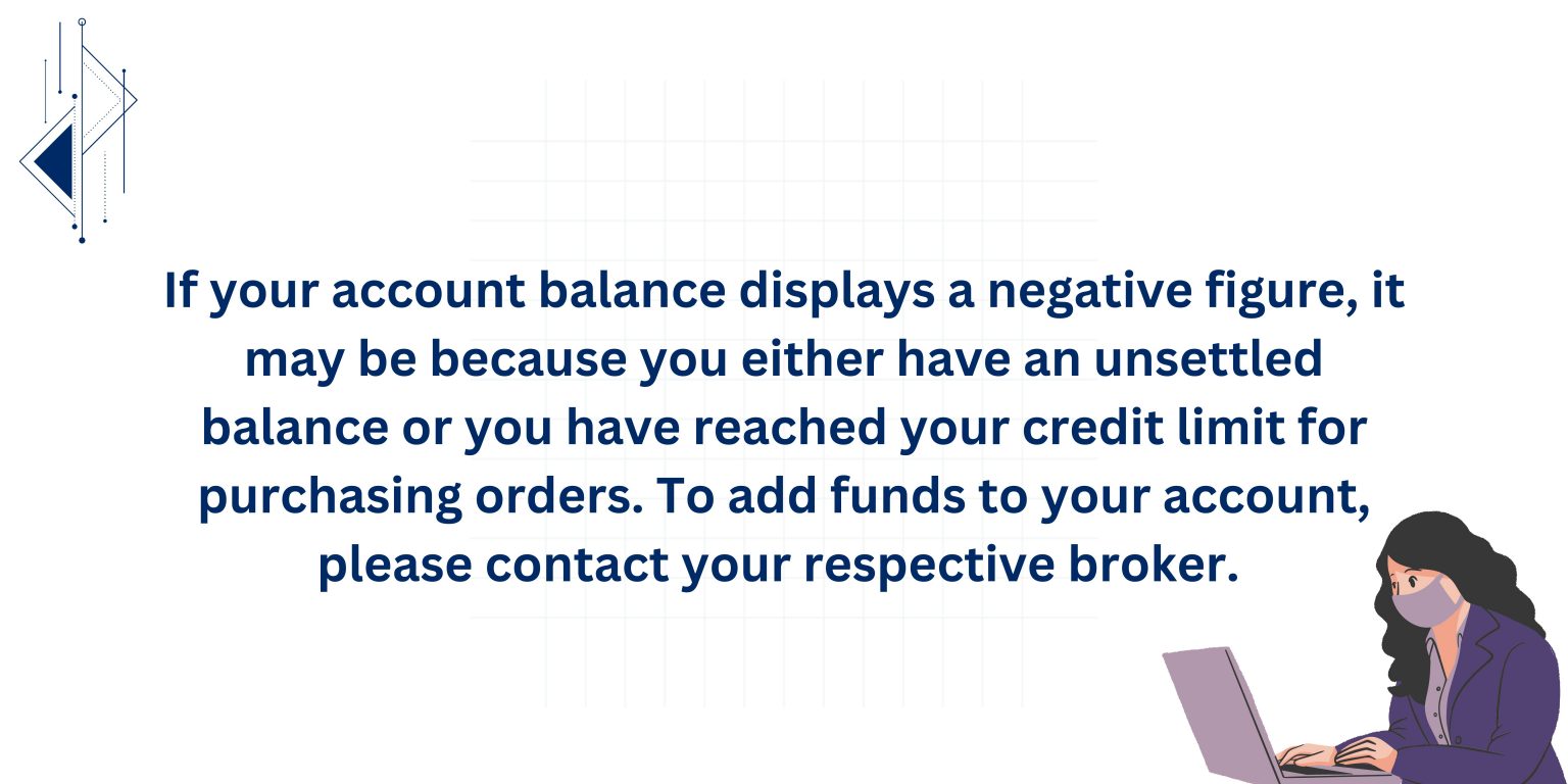 Why does my account show negative balance? – PSEConnect